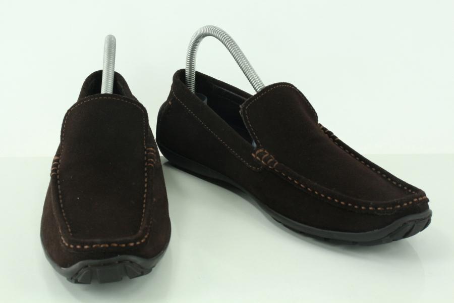 해서웨이 Driving Moccasins for Men 다크브라운 남성 스웨이드 드라이빙슈즈 모카신 슬립온(US7.5/255±5mm)