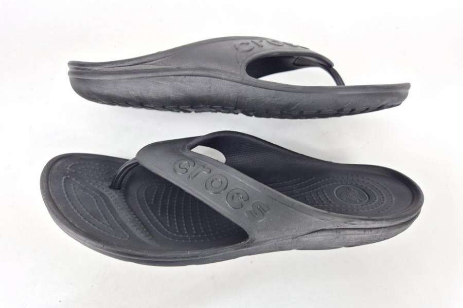 크록스 크록스 바야 플립 11999-001 Crocs Baya Unisex Black Sandals(W11/270±5mm)